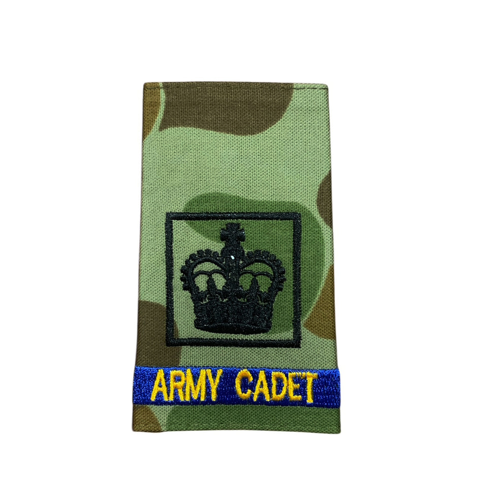 Auscam Australian Army Rank Slide Cadets Warrant Officer 2 DPCU ...
