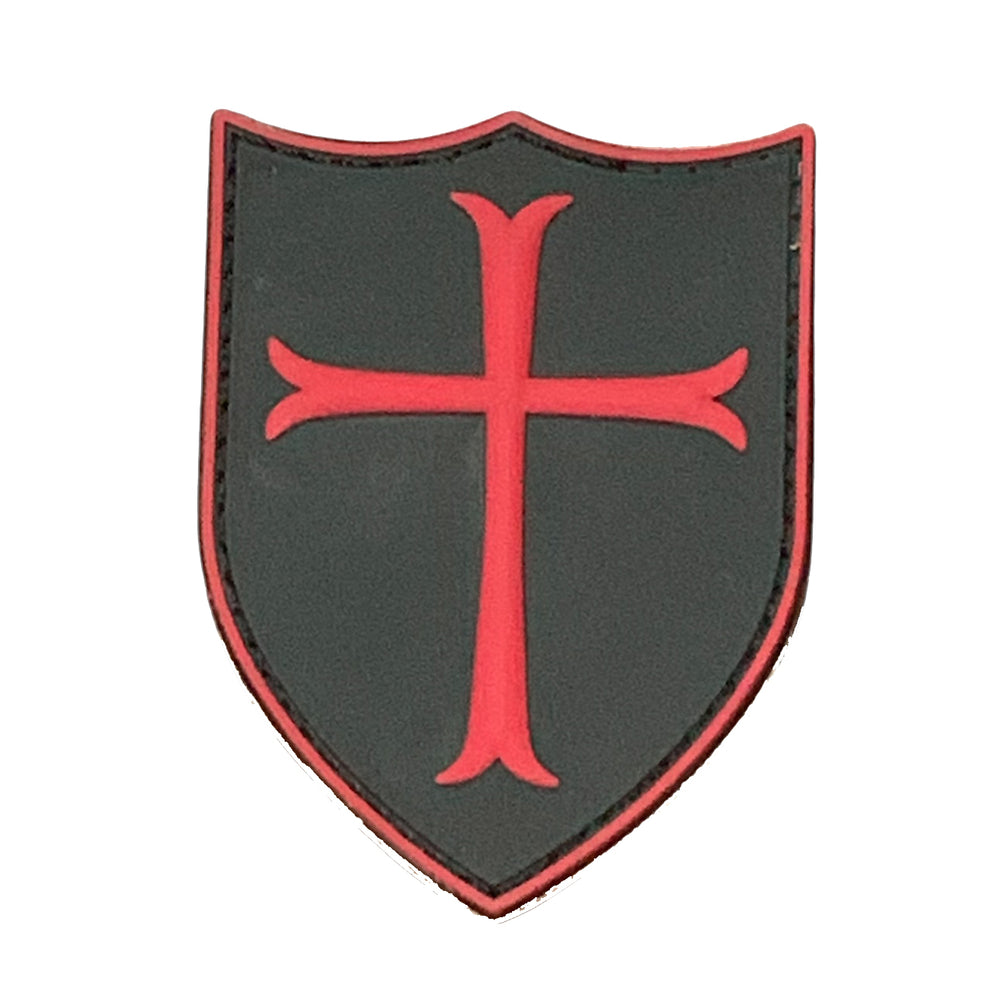 Knights Templar Crusaders Cross PVC Patch Red – Defence Q Store