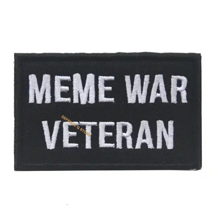 MEME War Veteran Morale Patch Hook & Loop – Defence Q Store