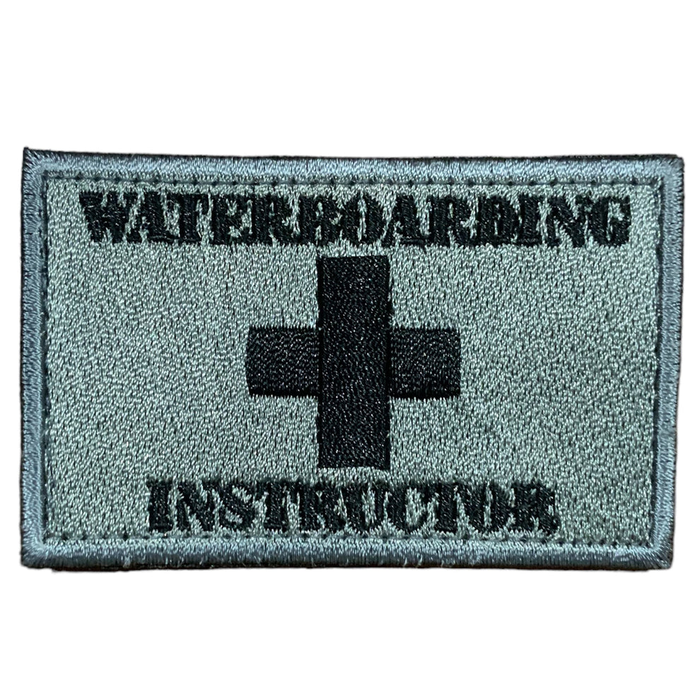 Waterboarding Instructor Embroidery Morale Patch Hook & Loop – Defence Q Store