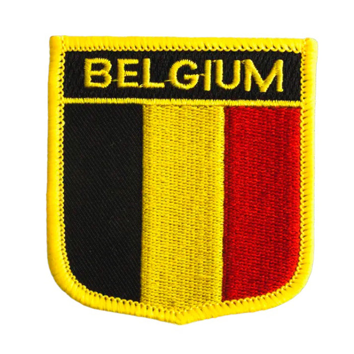 Belgium Flag Embroidery Velcro Backed Morale Patch Badge – Defence Q Store